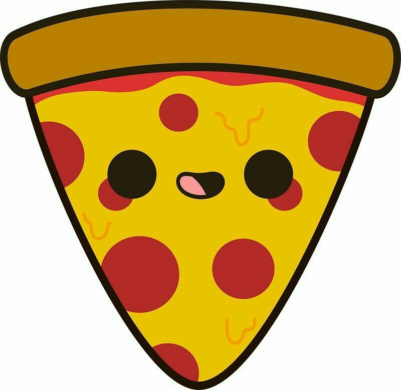 Pizza Sticker Cute Kawaii Drawings Cute Little Drawings Cute Easy Drawings