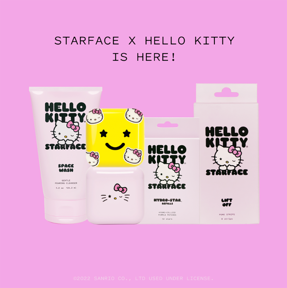 Starface X Hello Kitty In 2023 Hello Kitty Happy Skin Kitty