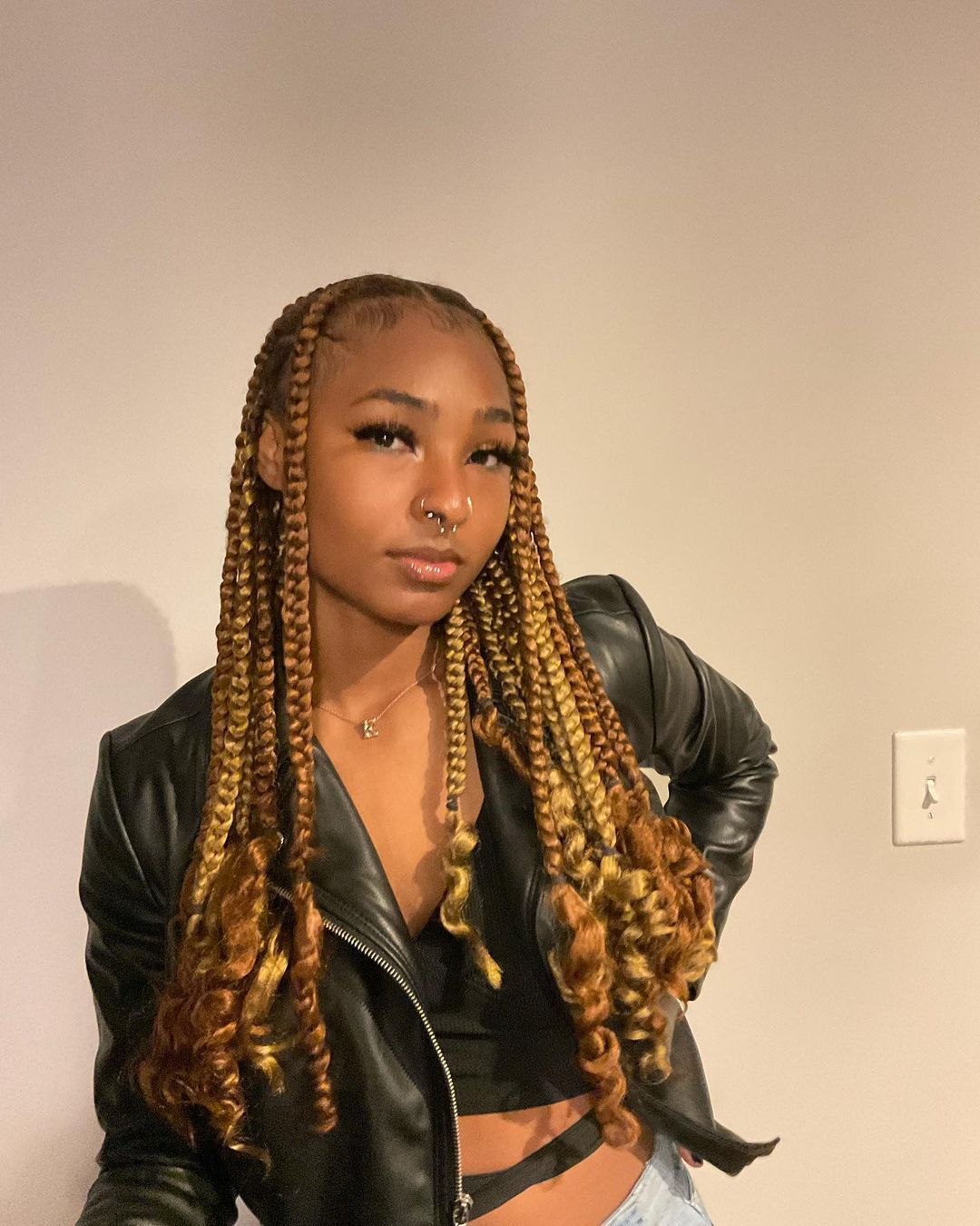 Blonde Braids Braids With Curls Two Braids Black Braids Cute Box Braids Hairstyles Summer