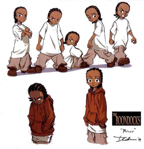 Arileydevelopment Boondocks Characters The Boondocks Cartoon Boondocks Drawings Black
