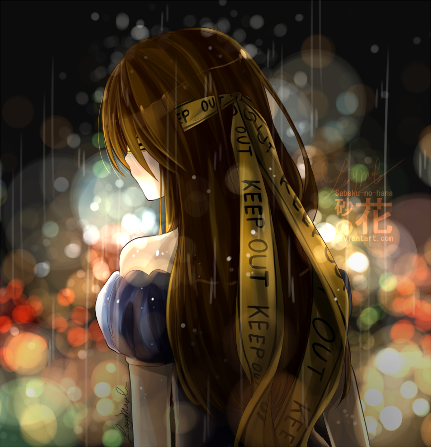 Anime Picture Search Engine 1girl Bare Shoulders Blindfold Brown