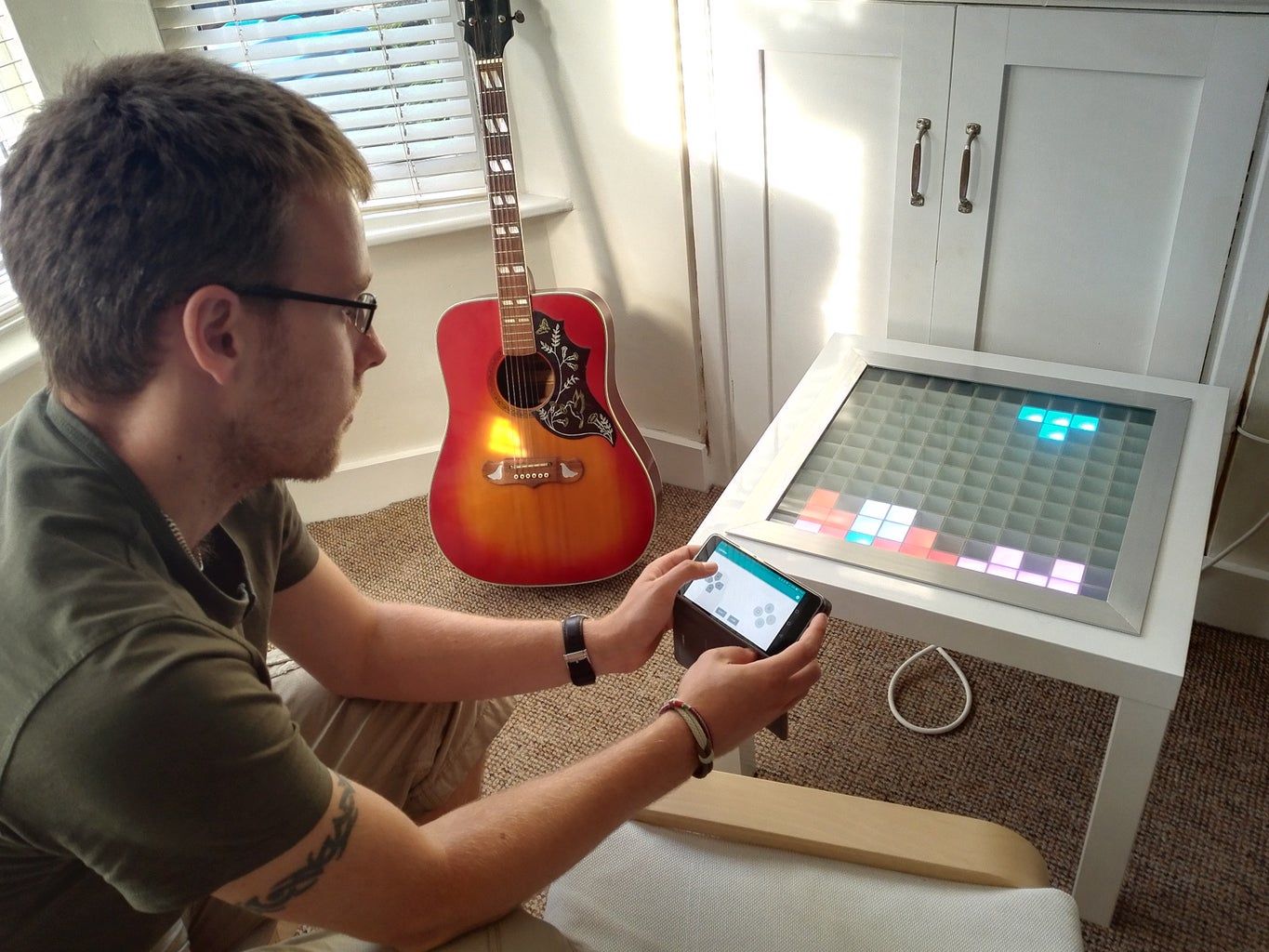 Bluetooth Controlled Arduino Led Coffee Table Artofit