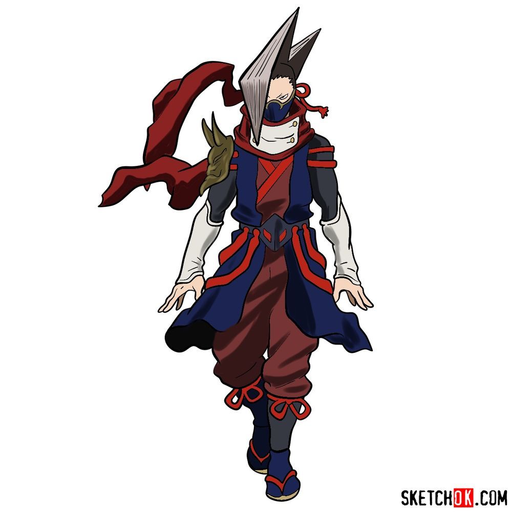 How To Draw Edgeshot Hero Boku No Hero Academia Superhero Design