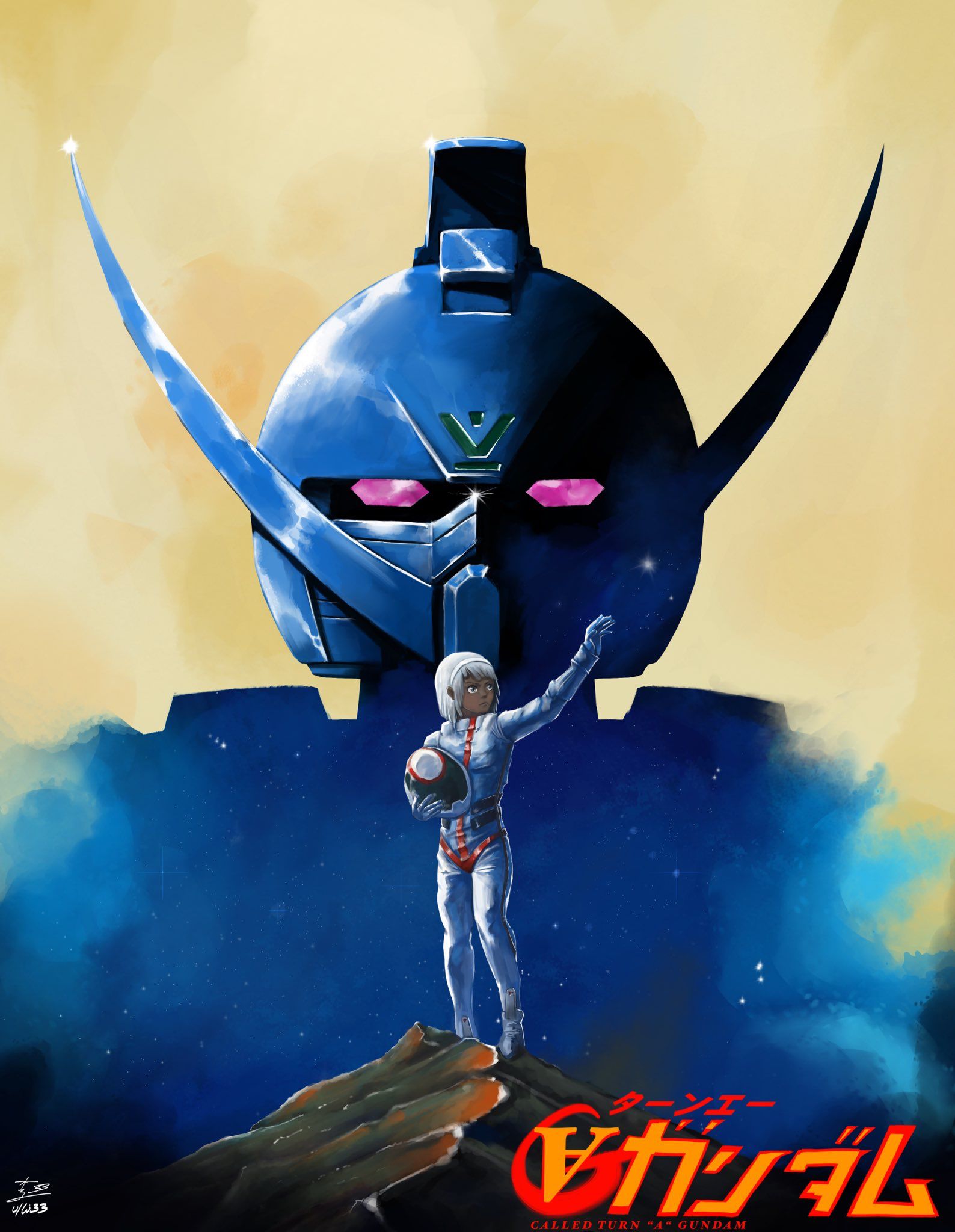 Loran Cehack Turn A Gundam Mobile Suit Gundam Turn A Gundam 1980s Style Commentary