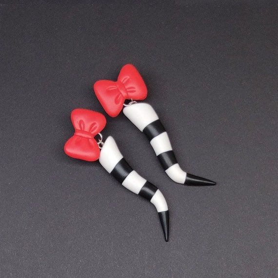 Helluva Boss Moxxie Earrings Demon Horns Earrings Etsy Etsy Earrings Funky Jewelry Pretty