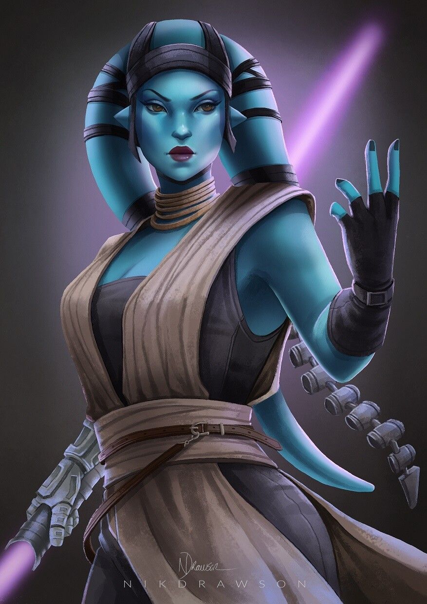 Commission Twi Lek Jedi Nik Dawson Personnages Féminins Images Star Wars Personnages