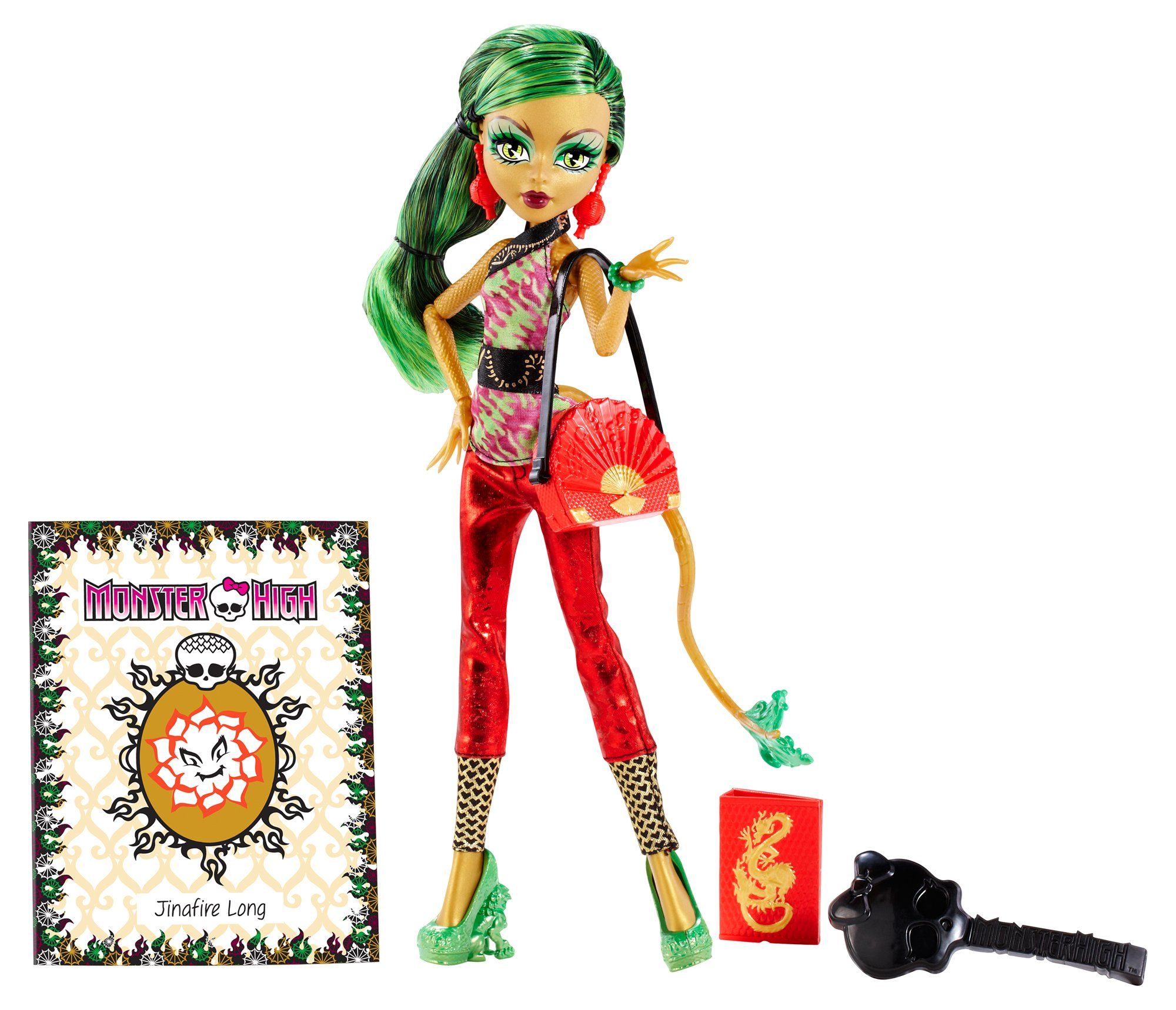 Monster High New Scaremester Jinafire Long Fashion Doll Toys And Games A Dragon