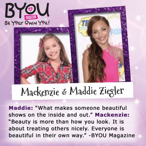 Dancemoms Maddie And Mackenzie Ziegler Quote Innerbeauty