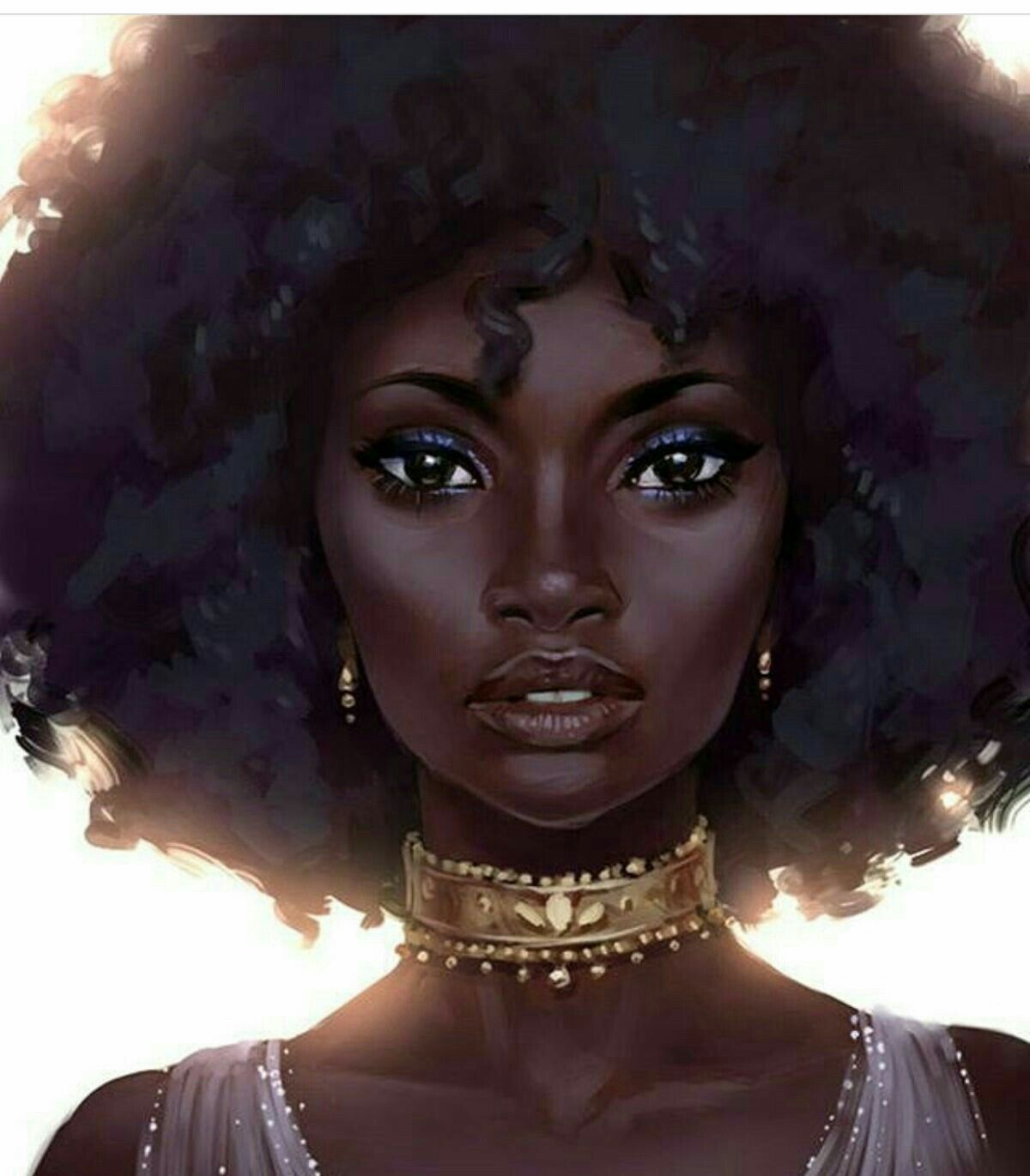 Beautiful Black Art Art Black Love Beautiful Black Women Gorgeous