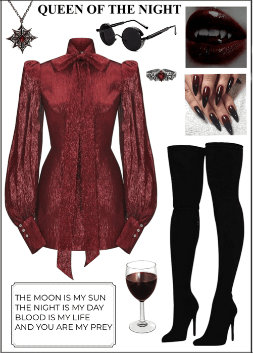 Vampire Outfit Shoplook Vampire Clothes Chic Black Outfits Fashion Outfits