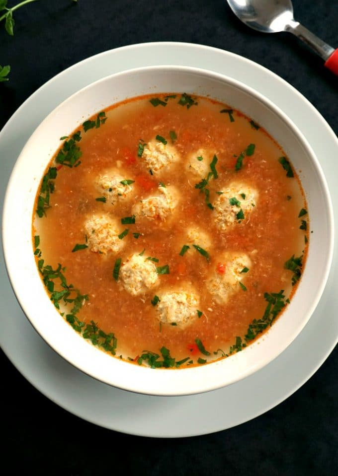 Romanian Meatball Soup With Rice And Ground Turkey Truly A Classic And