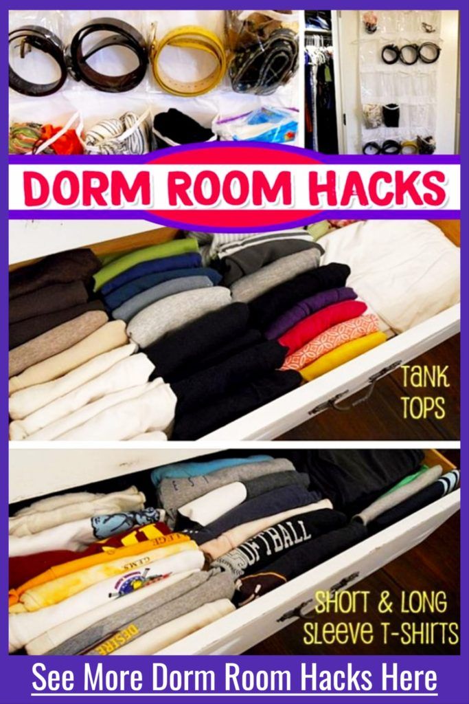 Dorm Room Organization Hacks And Organizing Ideas For Small Dorm Rooms