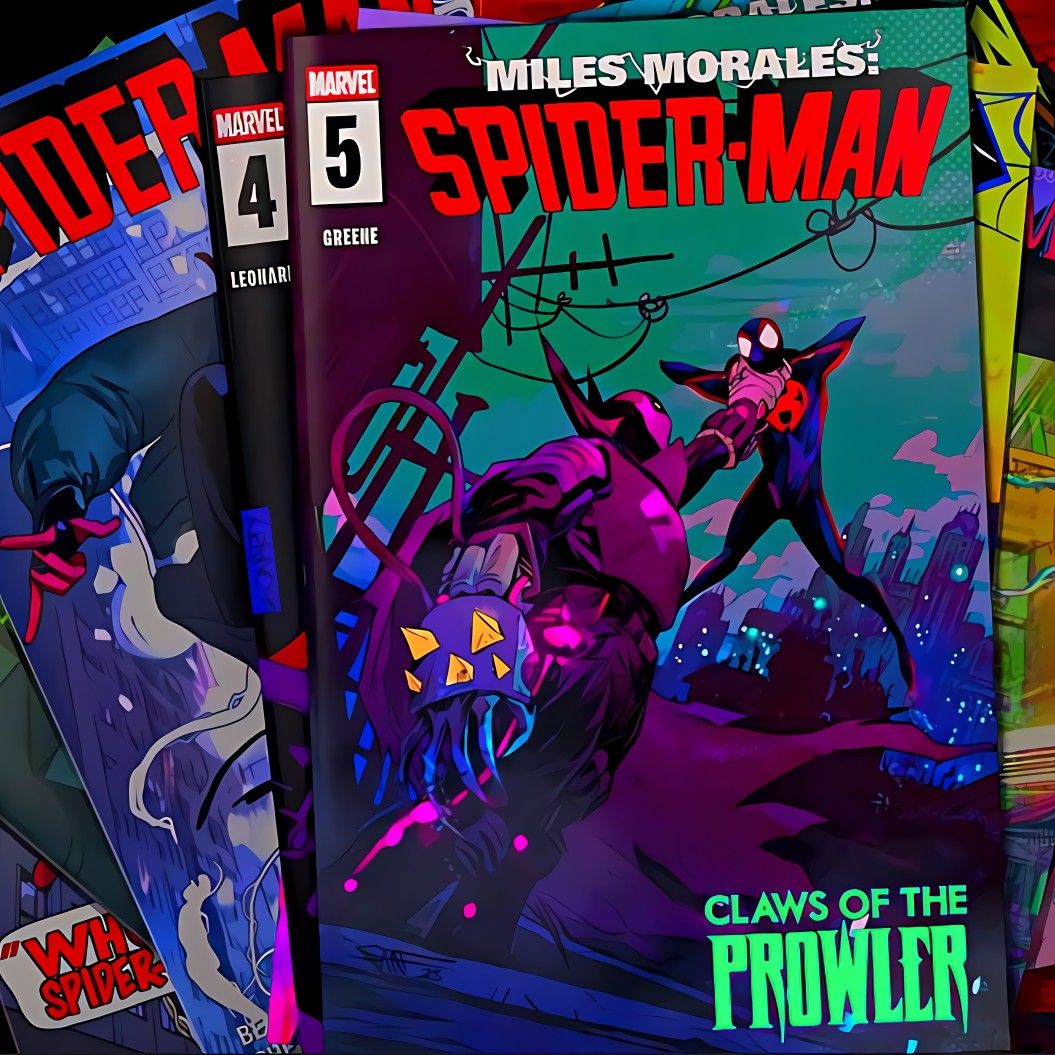 Miles Morales Spider Man Claws Of The Prowler Comic Big Discount