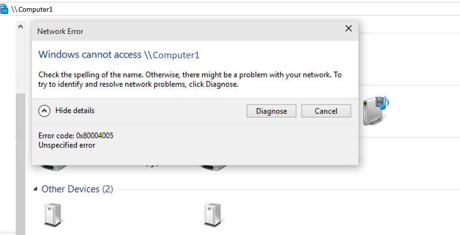 Fix 'Windows Cannot Access Computer' Error Code 0x80004005 Fix 'Windows Cannot Access Computer' Error Code 0x80004005