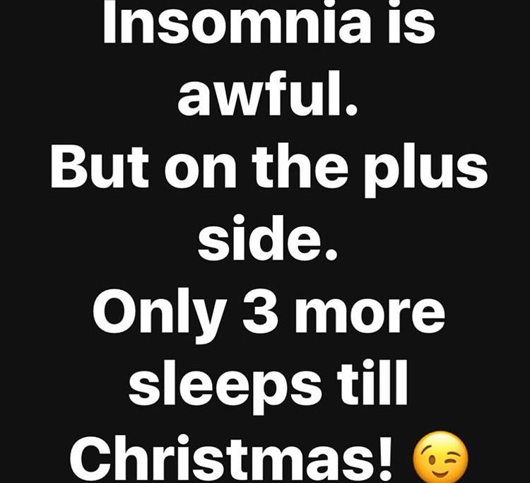 Sleeps Till Christmas Insomnia Awesome