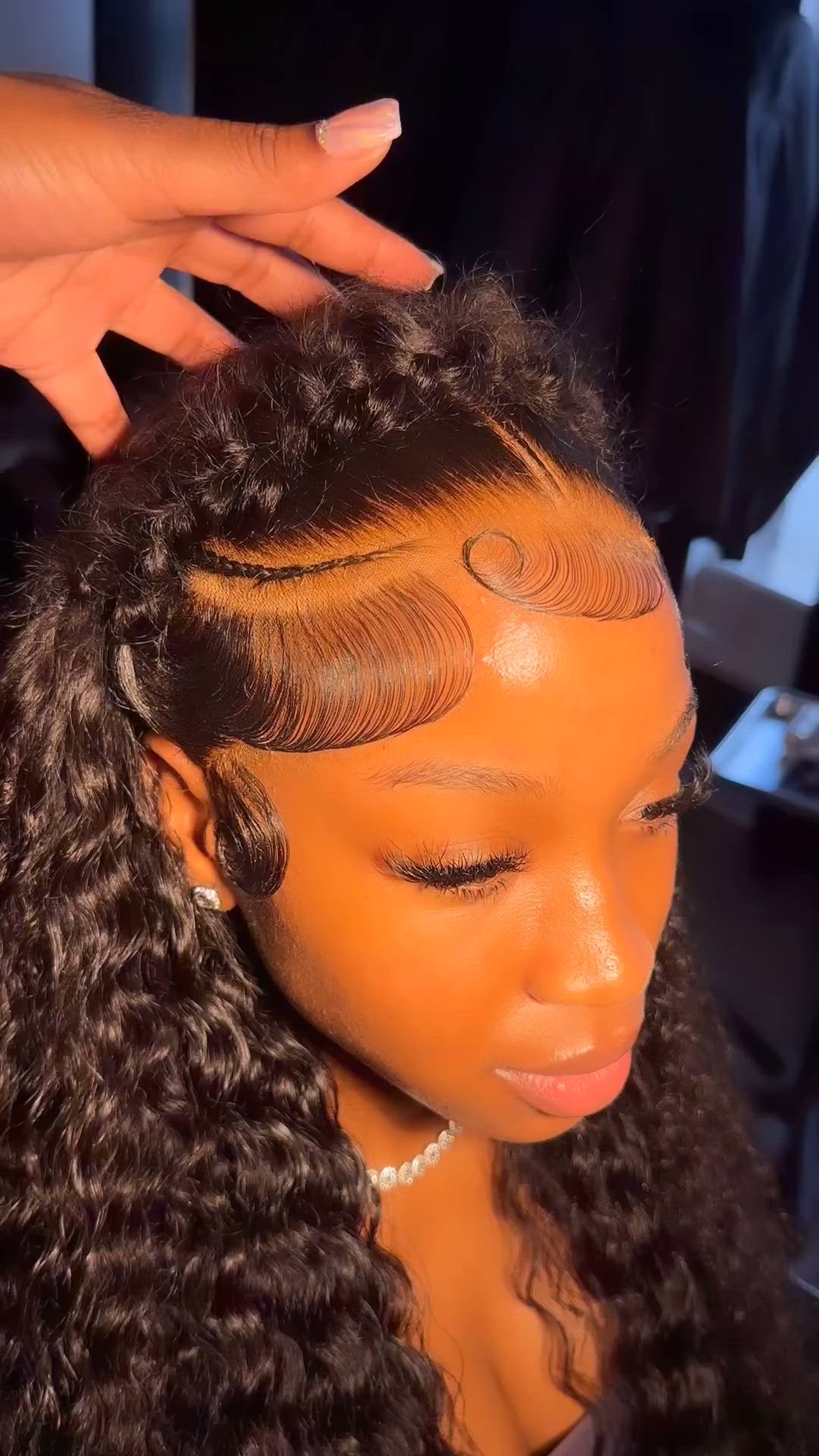 Black Curly Hair 13x4 Hd Lace Front Wig 100 Virgin Human Hair Wigs Pre