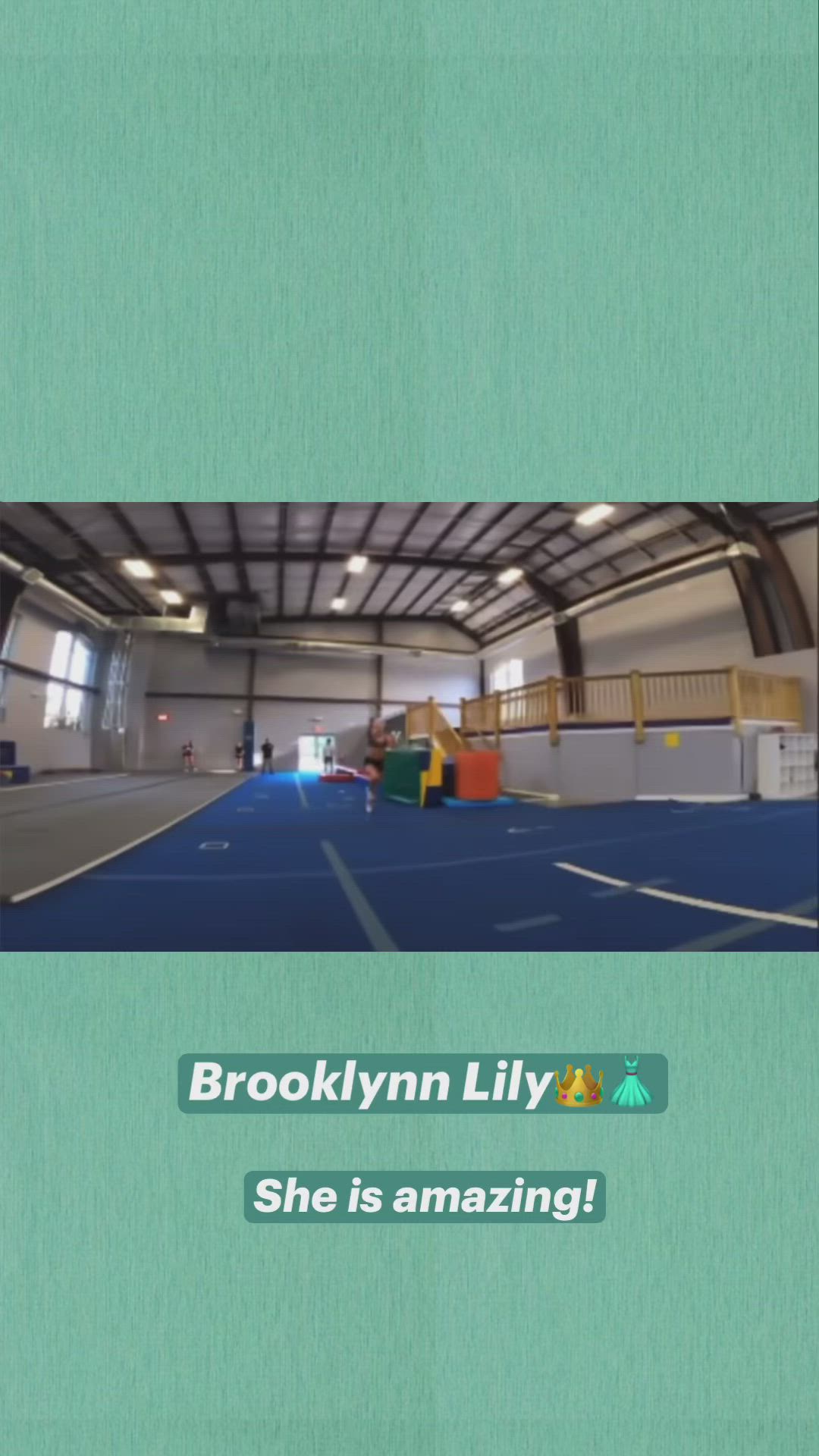 Brooklynn Lily๐๐ Cheer Stunts Cheer Pictures Gymnastics Skills